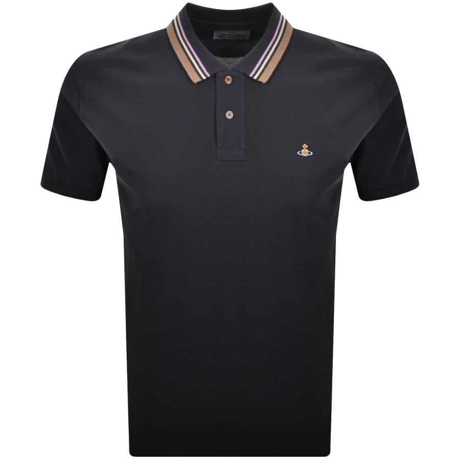 Vivienne Westwood Classic Polo T Shirt Navy | Mainline Menswear
